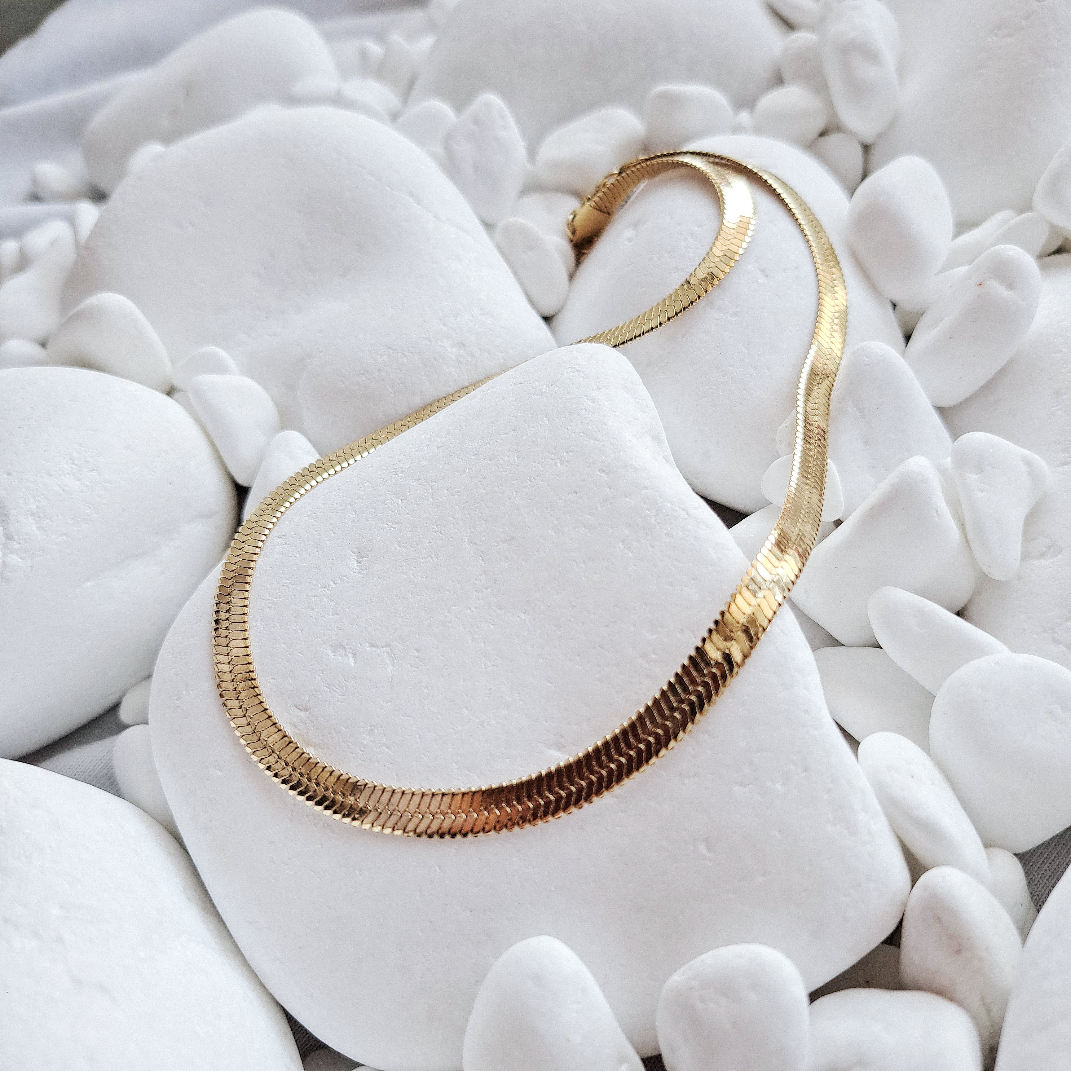 Liquid Gold Chain Necklace – Manu The Label